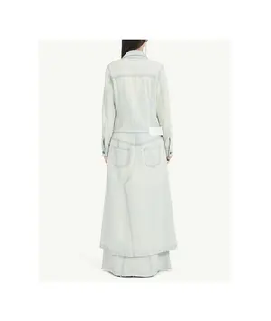 MAISON MARGIELA Long-sleeved Denim Midi Dress
