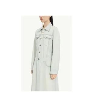 MAISON MARGIELA Long-sleeved Denim Midi Dress