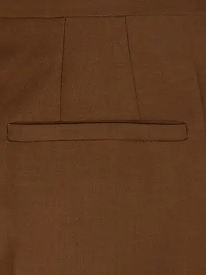 Fendi High-waisted Flared Trousers - Brown