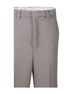AMI Paris Straight-leg Pleat-detailed Trousers - Gray