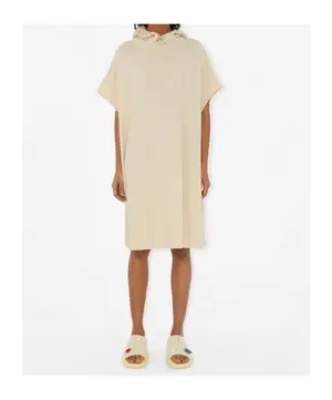 Burberry Towelling Hooded Cotton Dress