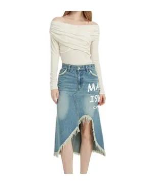 Marissa Chiara Draped Off-the-shoulder Long-sleeve Top