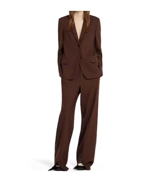 Gucci Single-breasted Wool-blend Blazer With Gg Lining