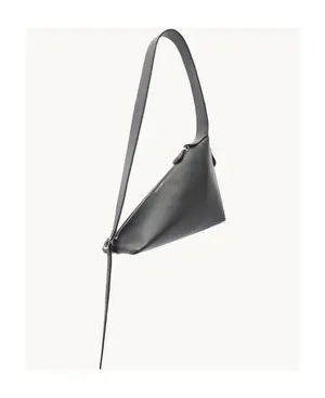 COURREGES Logo Shoulder Bag - Black