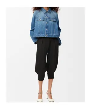 Loewe Trapeze Jacket In Denim - Denim Blue