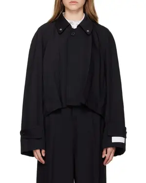 MAISON MARGIELA Pleated Twill Jacket