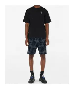 Burberry Check-printed Elasticated Waist Shorts