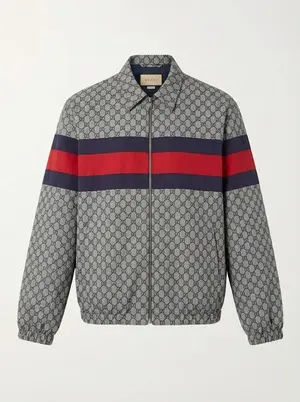 Gucci Gg Printed Zip-up Jacket