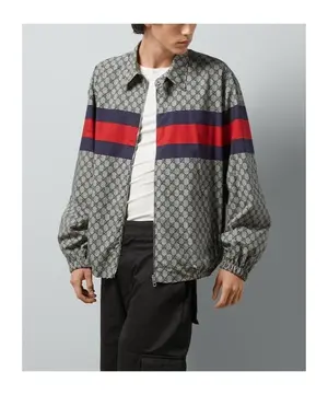 Gucci Gg Printed Zip-up Jacket