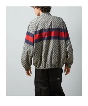 Gucci Gg Printed Zip-up Jacket