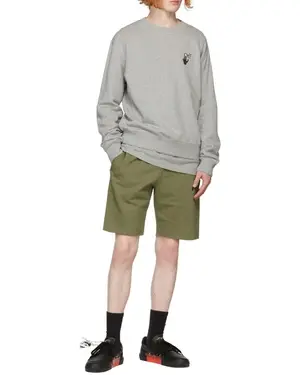 Off-White Logo-print Long-sleeve Sweatshirt