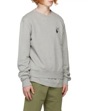 Off-White Logo-print Long-sleeve Sweatshirt