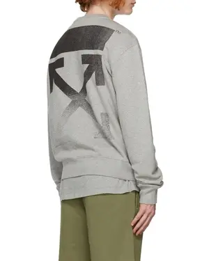 Off-White Logo-print Long-sleeve Sweatshirt