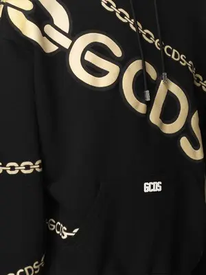 Gcds Logo Printed Drawstring Hoodie