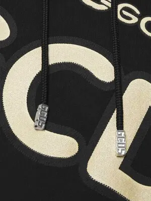 Gcds Logo Printed Drawstring Hoodie