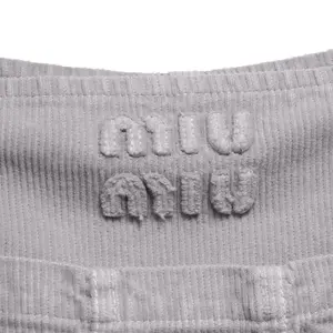 Miu Miu Washed Velvet Corduroy Jumpsuit