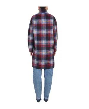 Isabel Marant Étoile Checked Coat - Gray