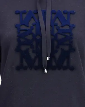 Max Mara Taddeo" Hoodie With Logo Detail - Black