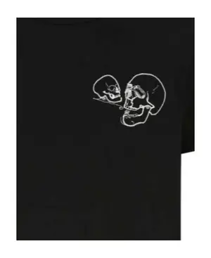 Alexander McQueen Skull Embroidered Crewneck T-shirt