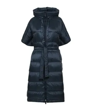 Max Mara Down Cape With Drawcord Hem