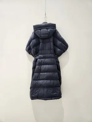 Max Mara Down Cape With Drawcord Hem