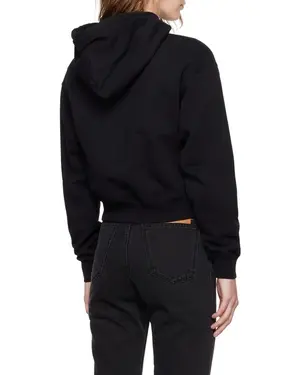 Jacquemus Logo Patch Drawstring Hoodie - Black
