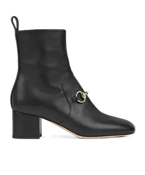 Gucci Horsebit Zip Ankle Boots