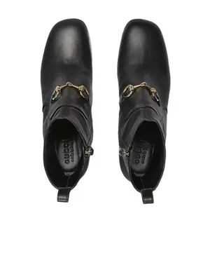 Gucci Horsebit Zip Ankle Boots