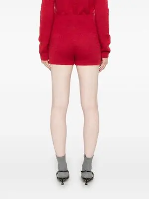 TWINSET Button Detail Knit Shorts