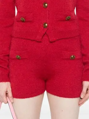 TWINSET Button Detail Knit Shorts