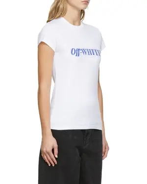 Off-White Crewneck Logo T-shirt - White