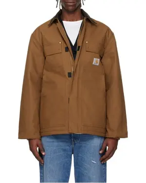 Carhartt Work In Progress Arctic Canvas Coat - Brown