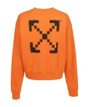 Off-White Logo Printed Crewneck Sweater