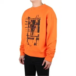 Off-White Logo Printed Crewneck Sweater