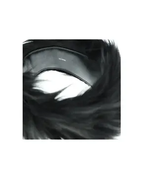 We11Done Artificial Fur Collar - Black