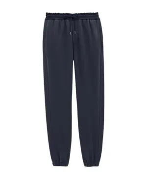 Saint Laurent Drawstring Straight Leg Trousers - Black