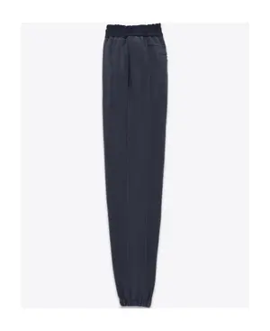 Saint Laurent Drawstring Straight Leg Trousers