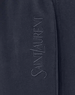 Saint Laurent Drawstring Straight Leg Trousers