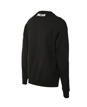 Just Cavalli Round-necked Sweater With Graphic Print