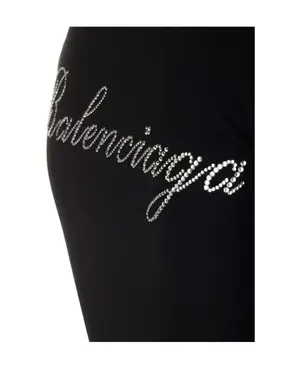 Balenciaga Logo Embellished Crewneck T-shirt