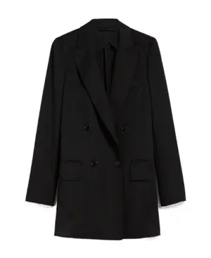 Max Mara Levico Double-breasted Blazer - Black