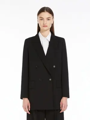 Max Mara Levico Double-breasted Blazer - Black