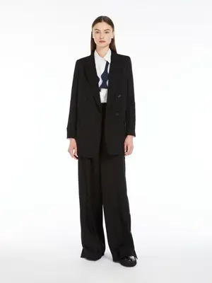 Max Mara Levico Double-breasted Blazer - Black