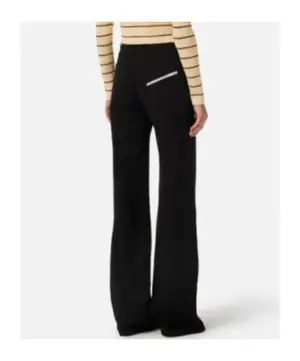 Elisabetta Franchi Palazzo Jeans - Black