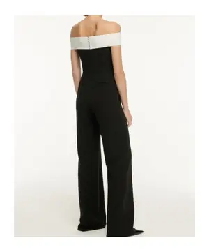 Roland Mouret Strapless Stretch Jumpsuit