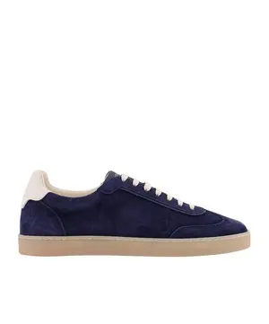 Brunello Cucinelli Low Top Lace-up Sneakers - Blue