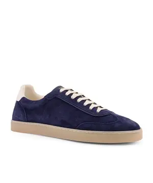 Brunello Cucinelli Low Top Lace-up Sneakers - Blue