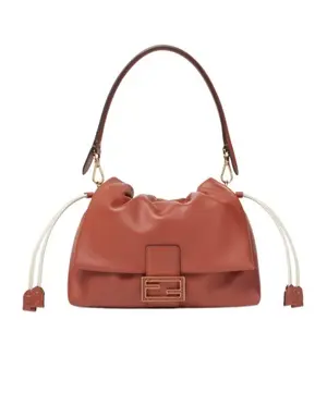 Fendi Mamma Baguette Medium Shoulder Bag - Brown