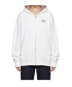 Marissa Chiara Long-sleeved Zip-up Hooded Sweatshirt