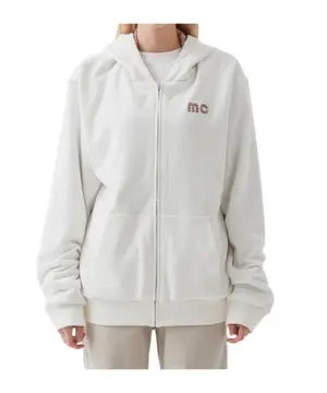 Marissa Chiara Long-sleeved Zip-up Hooded Sweatshirt